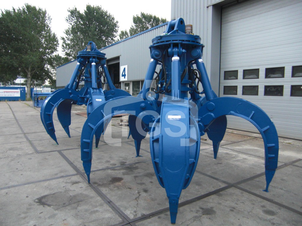 Hydraulische Mehrschalengreifer für Steine | The Grab Specialist B.V.
