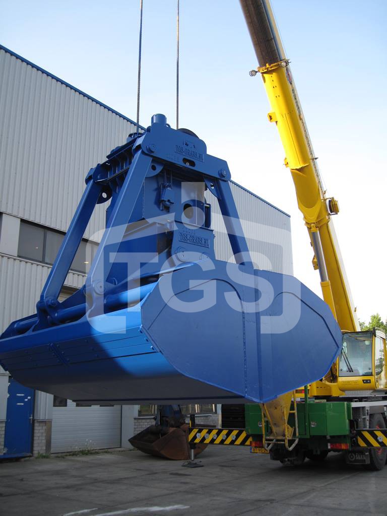 Mechanical Single Line (Hook On) Clamshell Grabs | The Grab Specialist B.V.